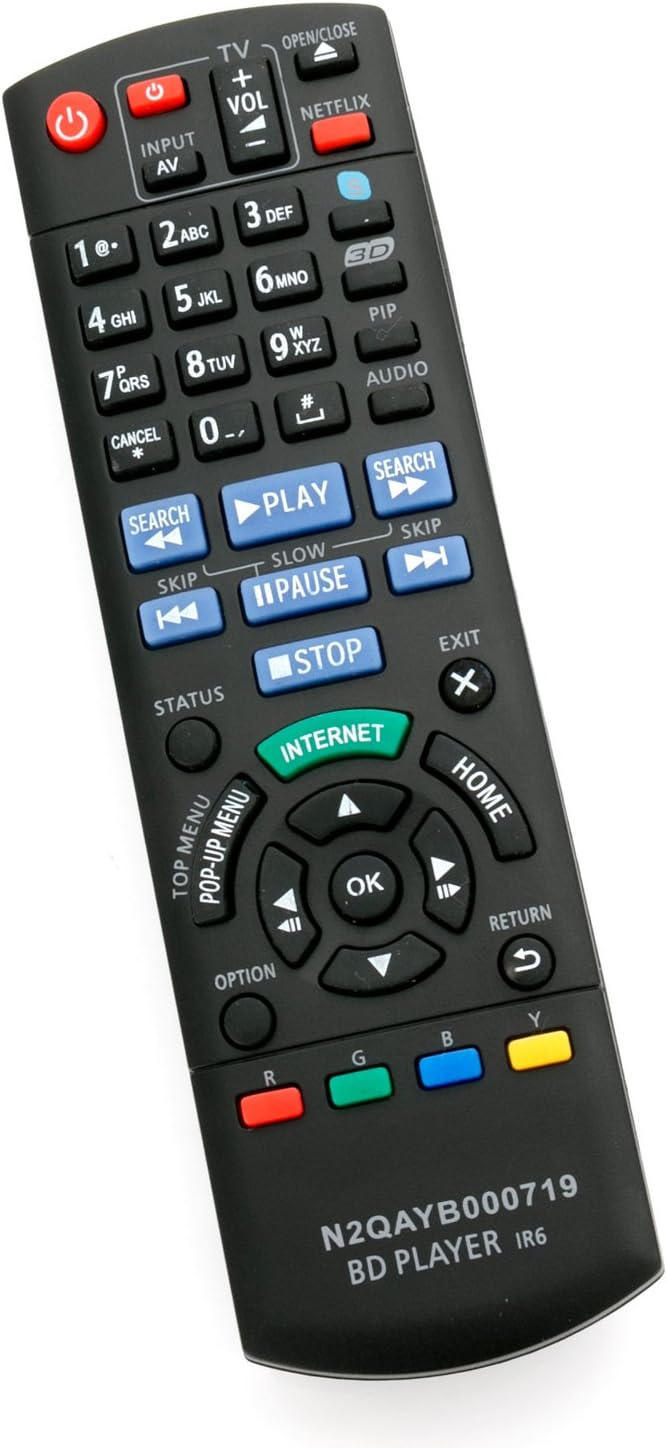Amazon.com: N2QAYB000719 Replacement Remote Control fit for Panasonic ...