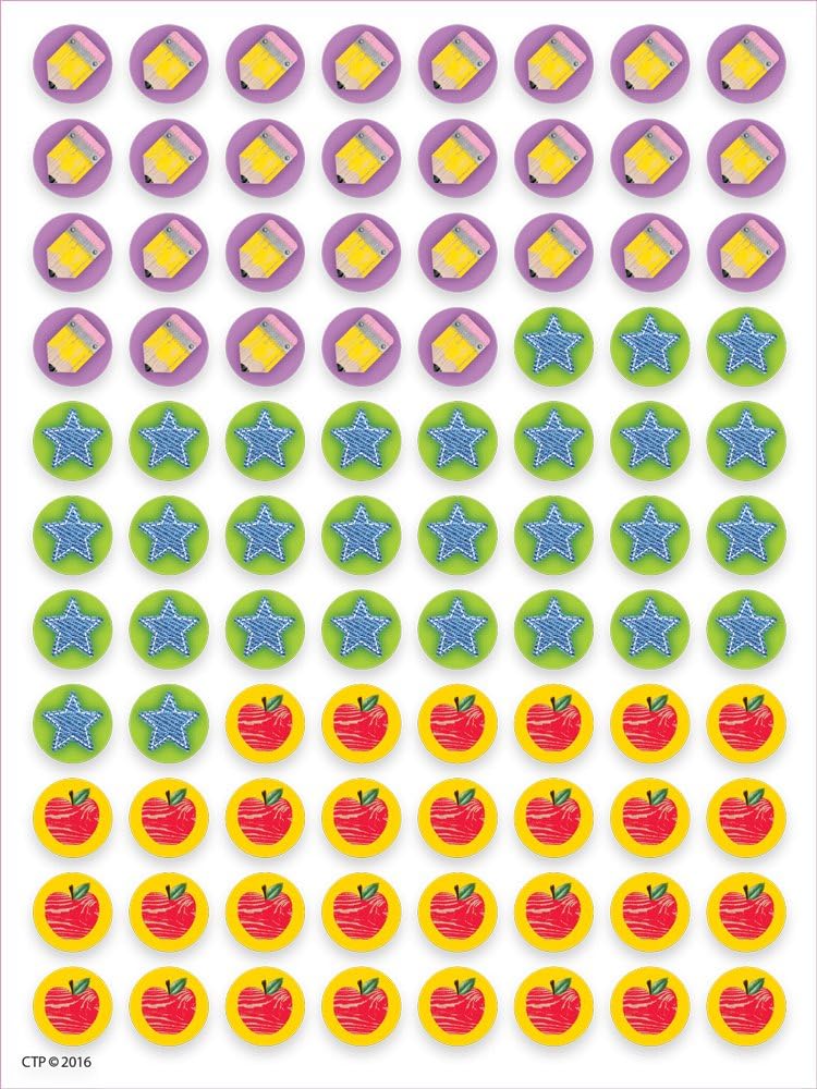 Amazon.com : Creative Teaching Press Upcycle Style Hot Spots Stickers ...