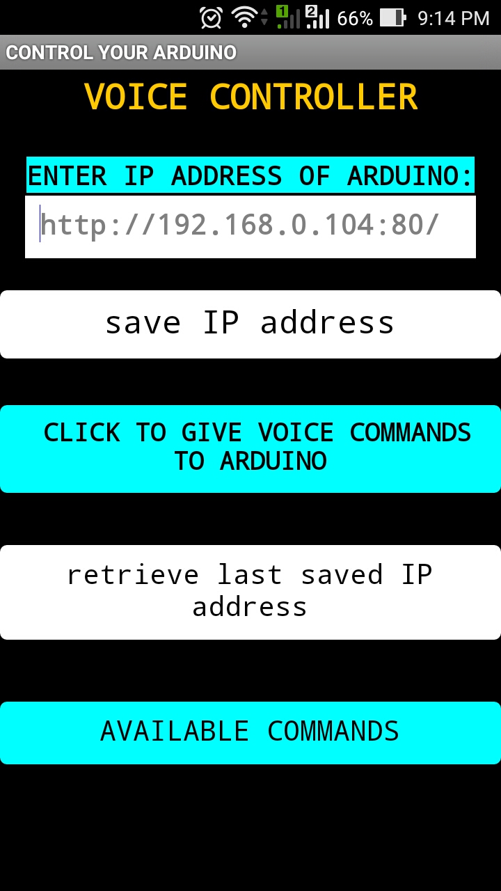 Arduino Voice Controller:Amazon.de:Appstore for Android