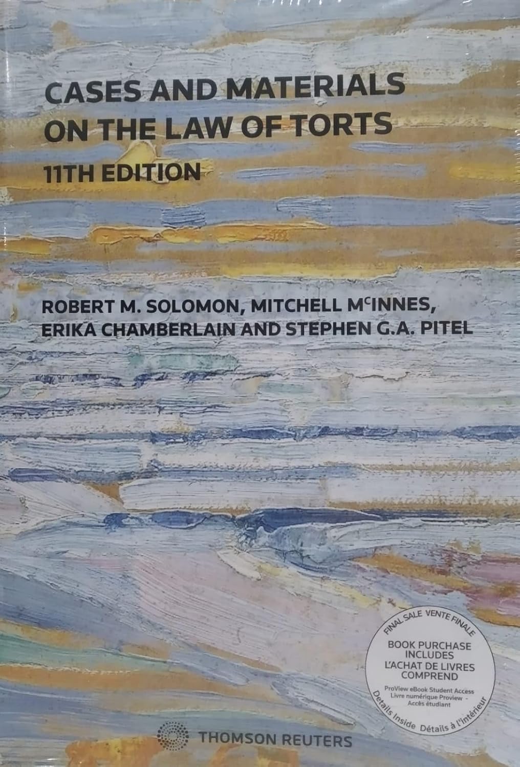 Cases and Materials on the Law of Torts, 11th Edition: by Stephen G.A ...