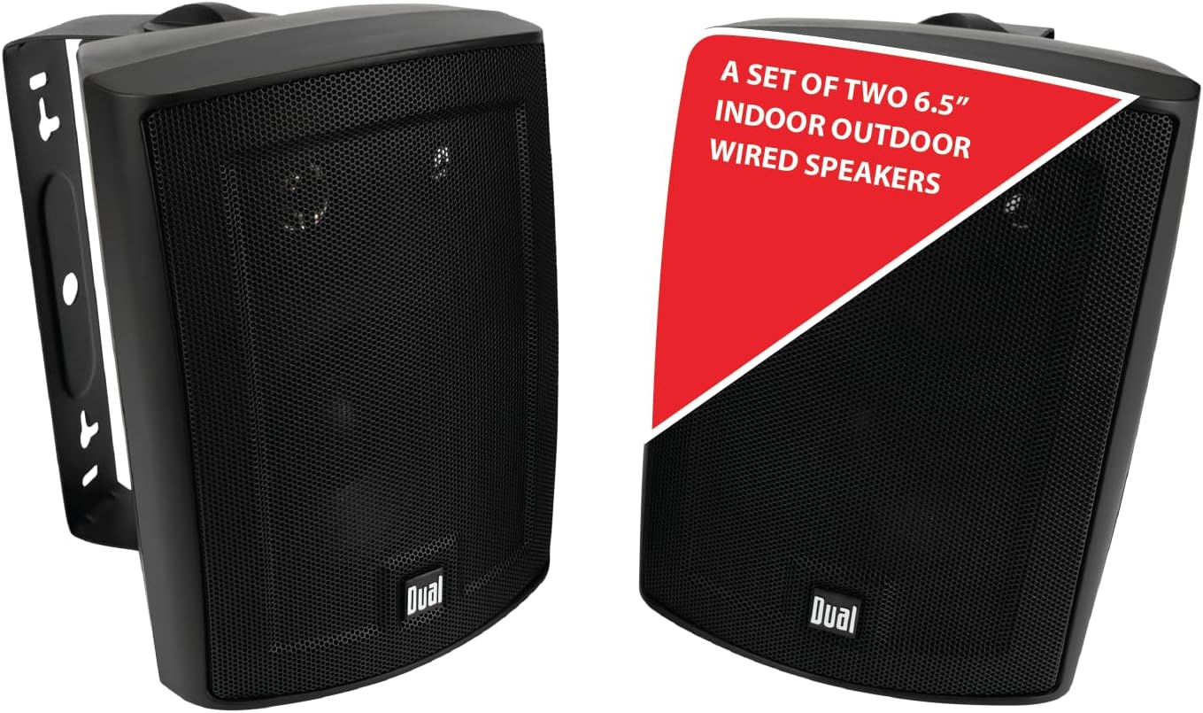 Amazon.com: Dual Electronics LU63PB 6.5" 3-Way High Performance Outdoor ...