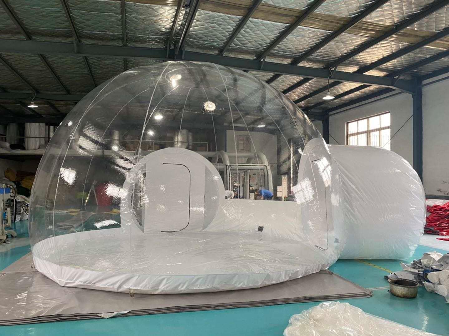 Amazon.com : Inflatable Commercial Grade PVC Clear Eco Dome Camping ...
