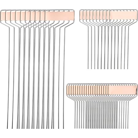 Amazon.com: Wanapure 25PCS Copper Metal Plant Tags Plant Labels with ...