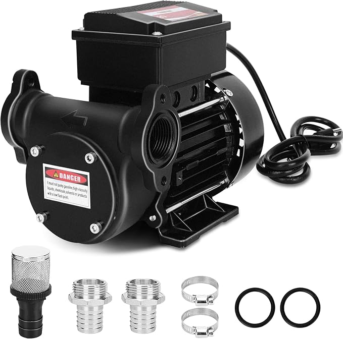 Amazon.com: Yohome Diesel Transfer Pump 20GPM 80L/min AC 110V Fuel ...