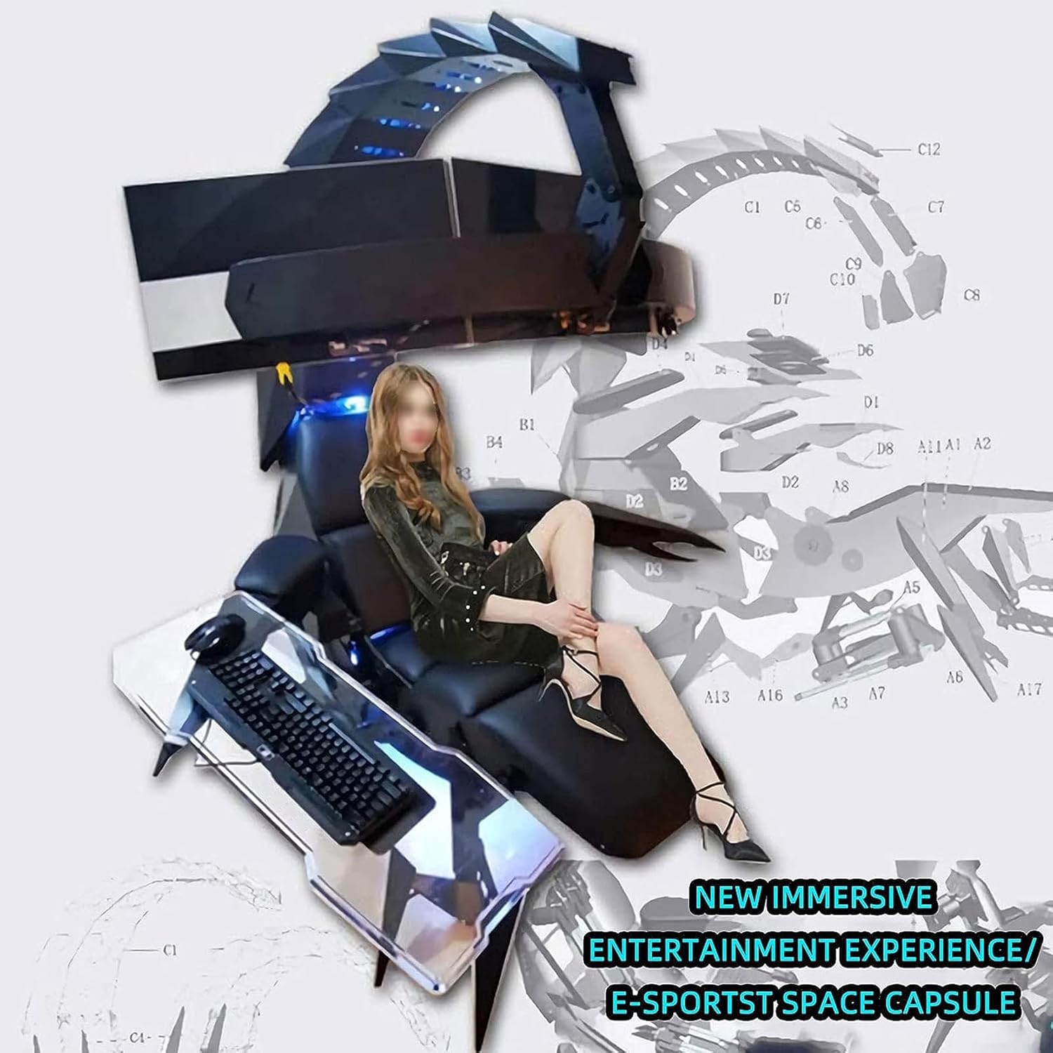 Scorpion Ergonomic Computer Cockpit Chair with Nepal | Ubuy