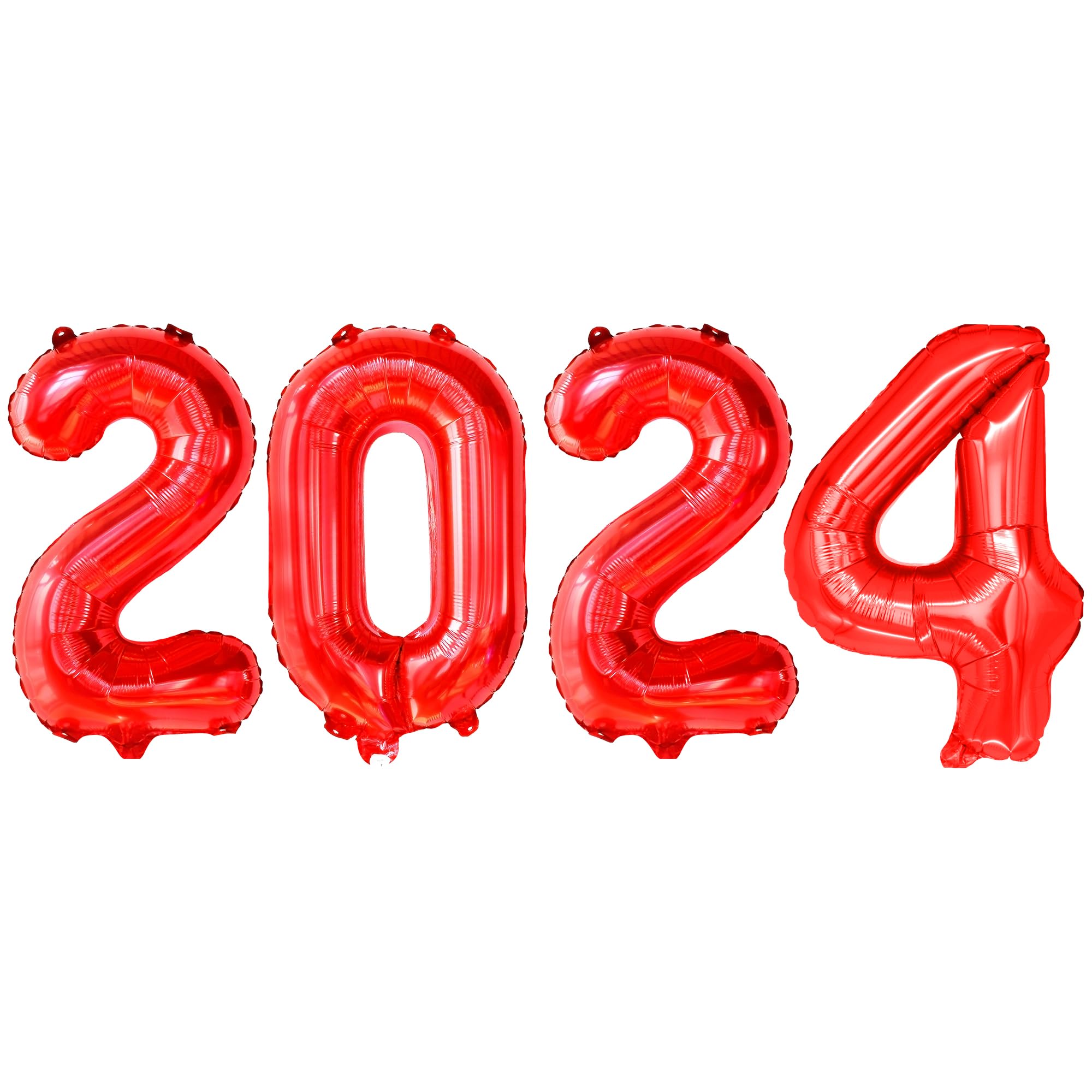 Amazon.com: KatchOn, Red 2024 Balloons 16 Inch - Red 2024 Balloons ...