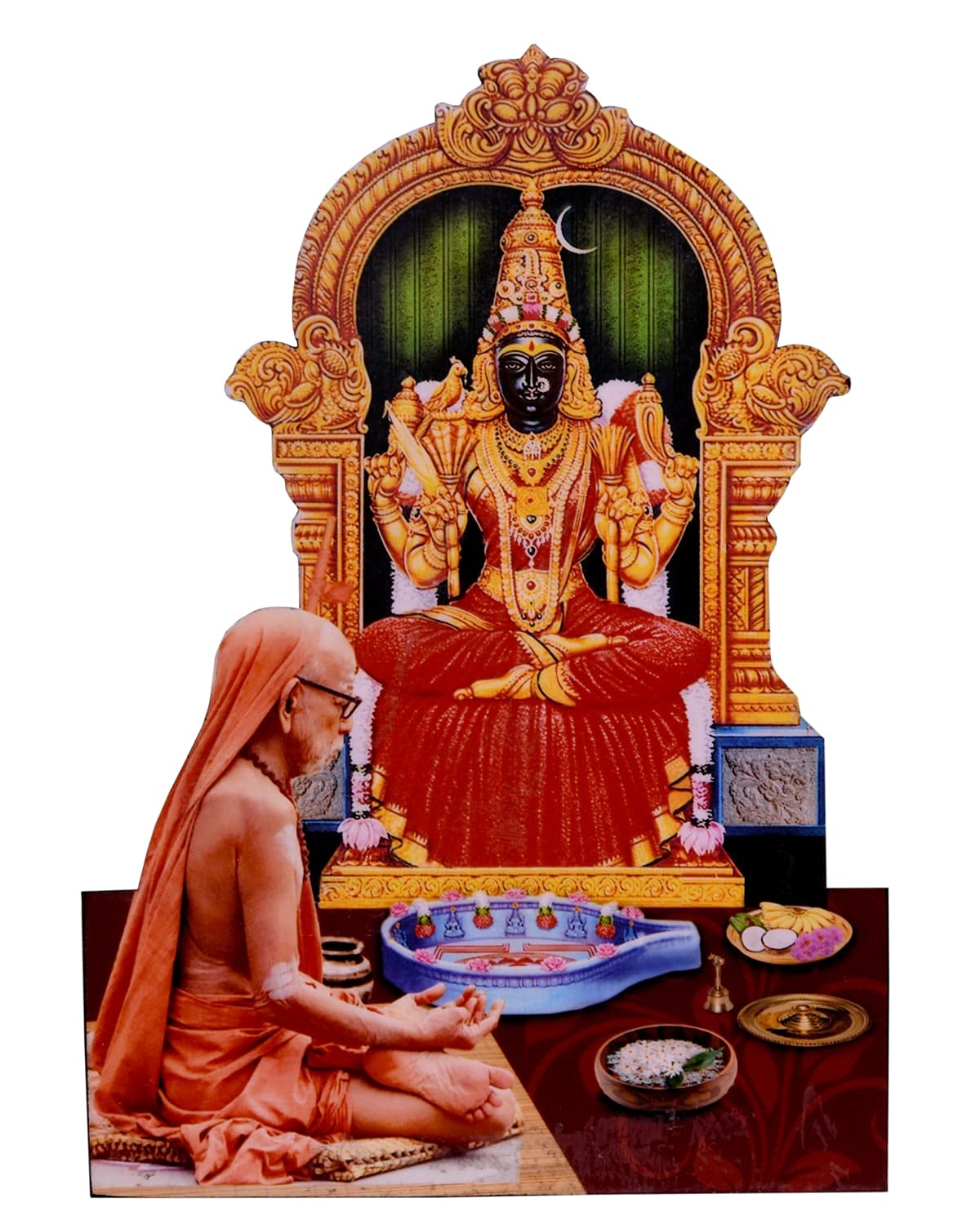 Vils Goddess Sri Kanchi Kamakshi, Maha Periyava Divine Holy Blessing ...