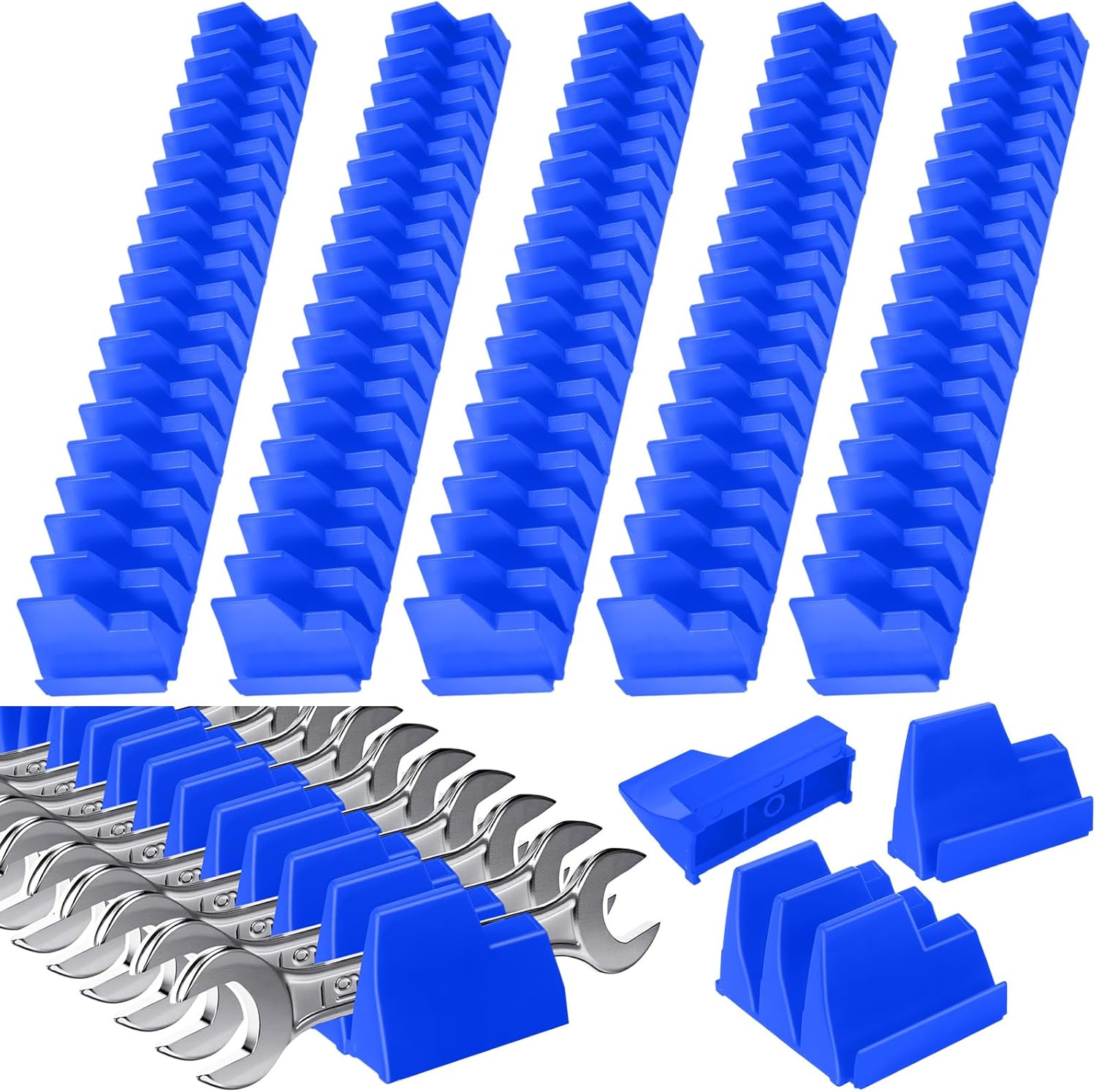 Amazon.com: Chunful 100 pcs Modular Wrench Organizer Holder Wrench Tool ...