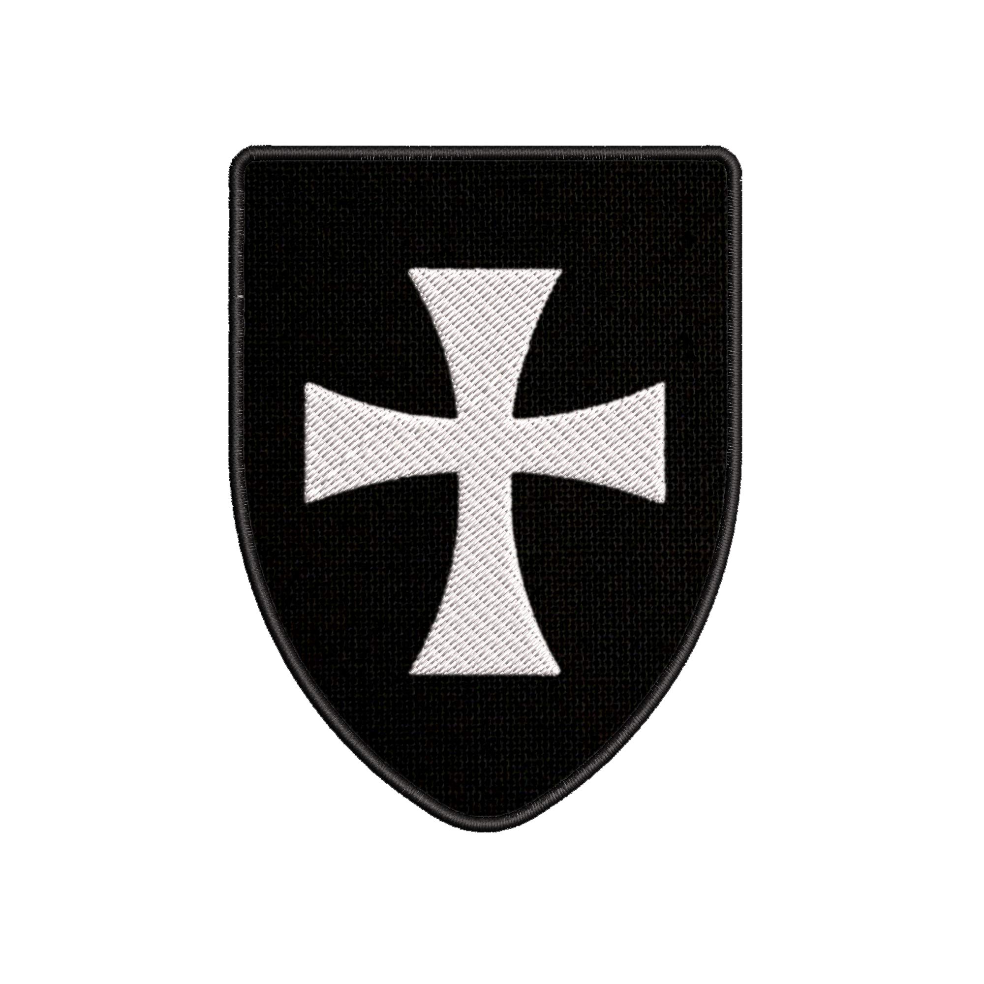 Amazon.com: Hospitaller Shield Tactical Saying Morale Military Tag ...