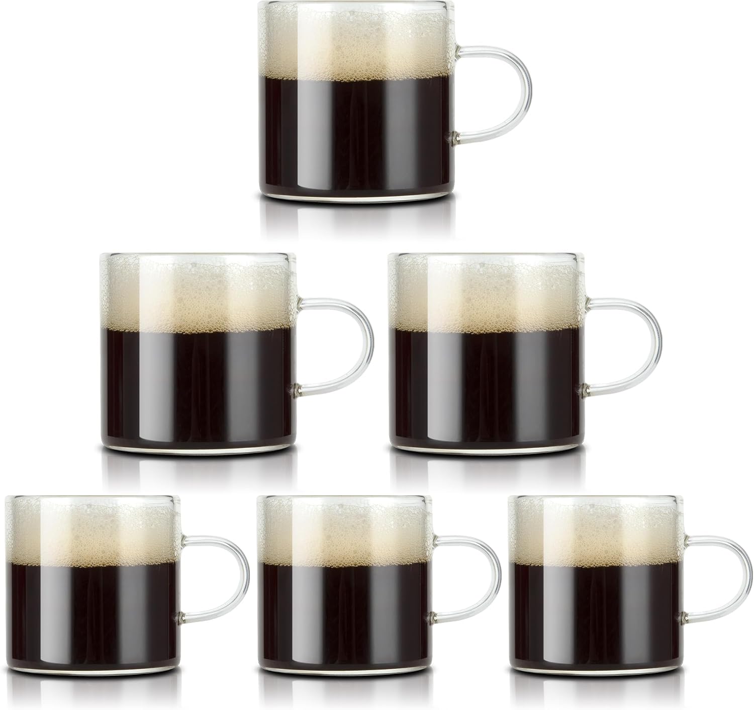 Amazon.com | YMMIND 6-Pack 4oz Espresso Cups Espresso Shot Glasses with ...