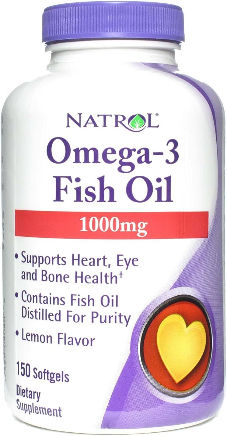 Amazon.com: Natrol Omega 3 1000Mg 150 Sgel12 : Health & Household