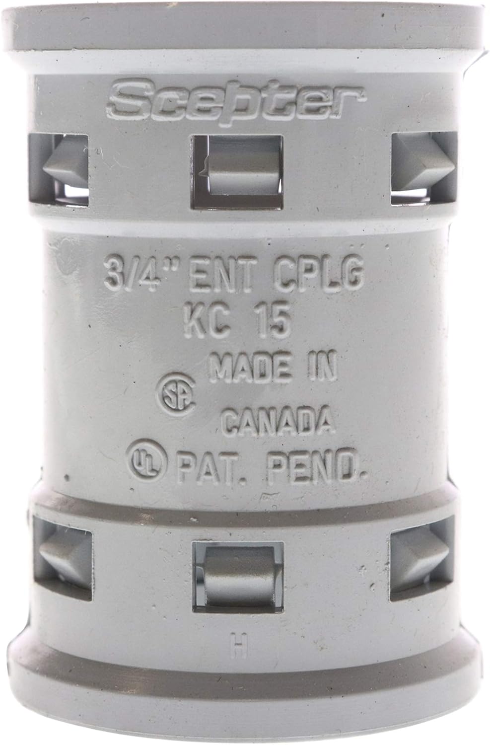 Ipex-Kwikon 089001 KC15 Non-Metallic ENT Snap-On Coupling, 3/4-Inch ...