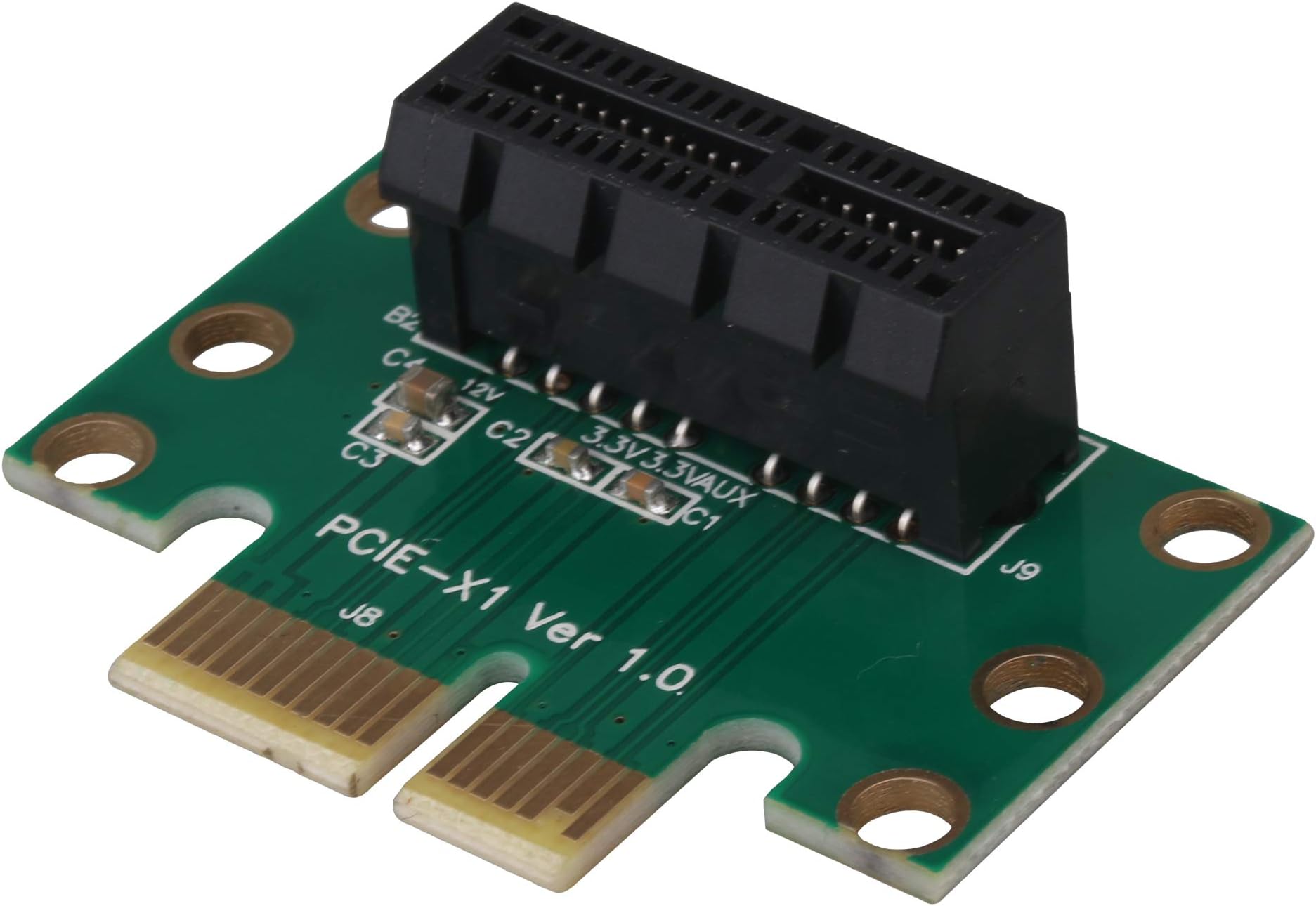 Amazon.com: RDEXP PCI-Express 1X Riser Card 90 Degree Right Angle Riser ...