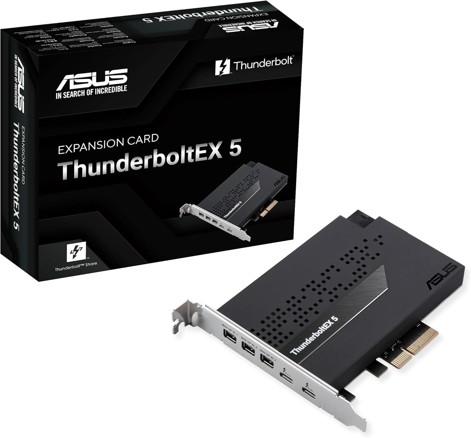 Amazon.com: ASUS ThunderboltEX 5 Expansion Card – Dual Thunderbolt™ 5 ...