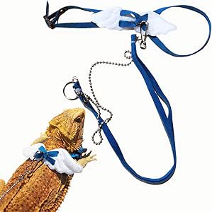 Amazon.com : Bearded Dragon Harness and Leash, Adjustable Reptile ...