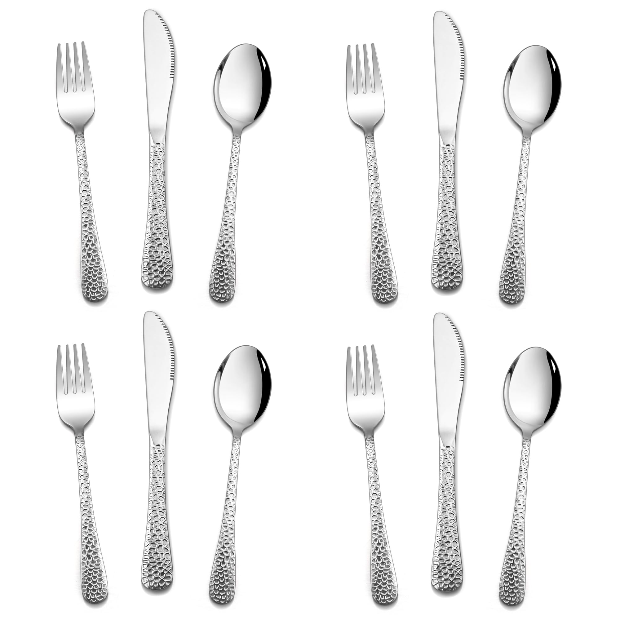 Joyfair 12 Pcs Kids Cutlery Set, Premium Stainless Steel Children ...
