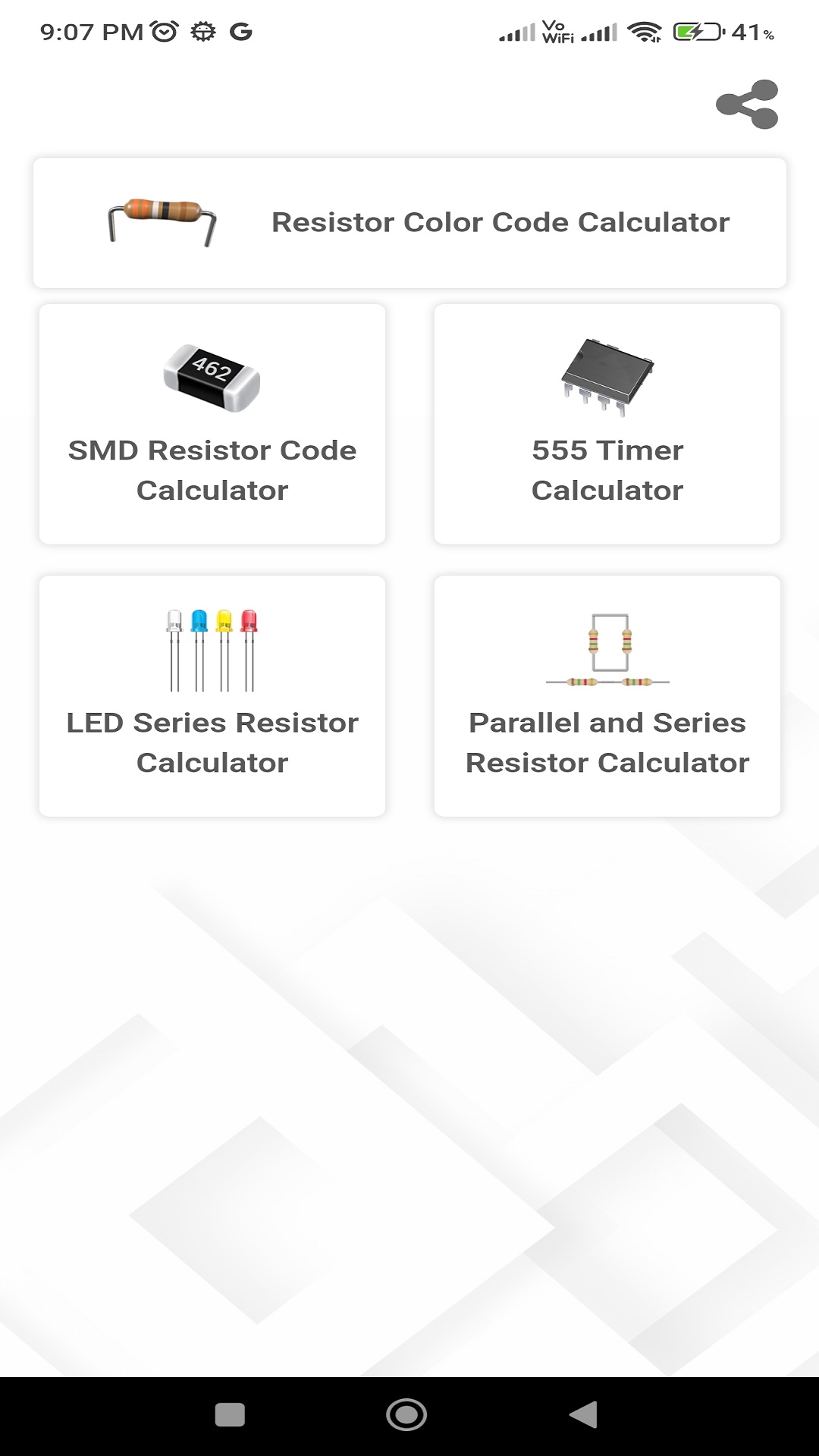 Resistor value calculator - App on Amazon Appstore
