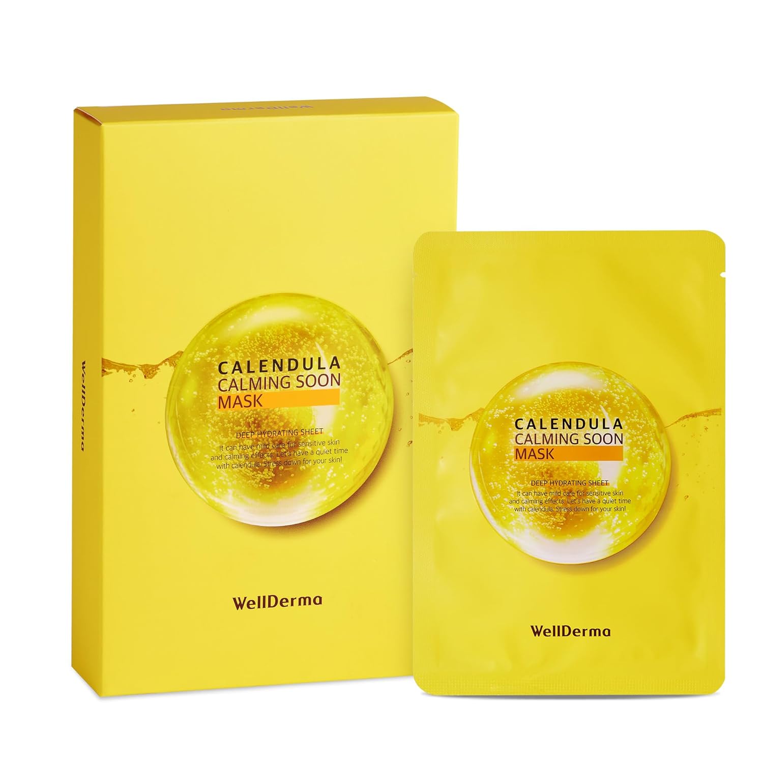 Amazon.com : WELLDERMA Calendula calming soon MASK : Beauty & Personal Care
