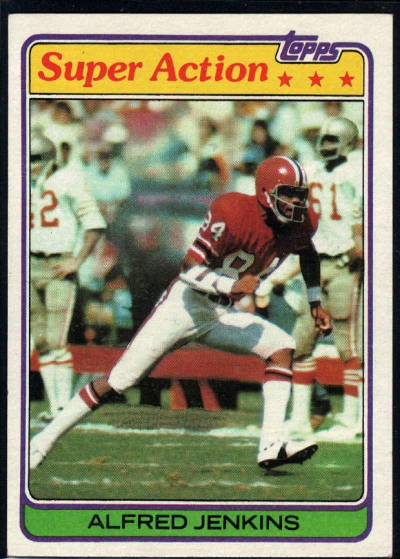 Amazon.com: Football NFL 1981 Topps #284 Alfred Jenkins Falcons ...