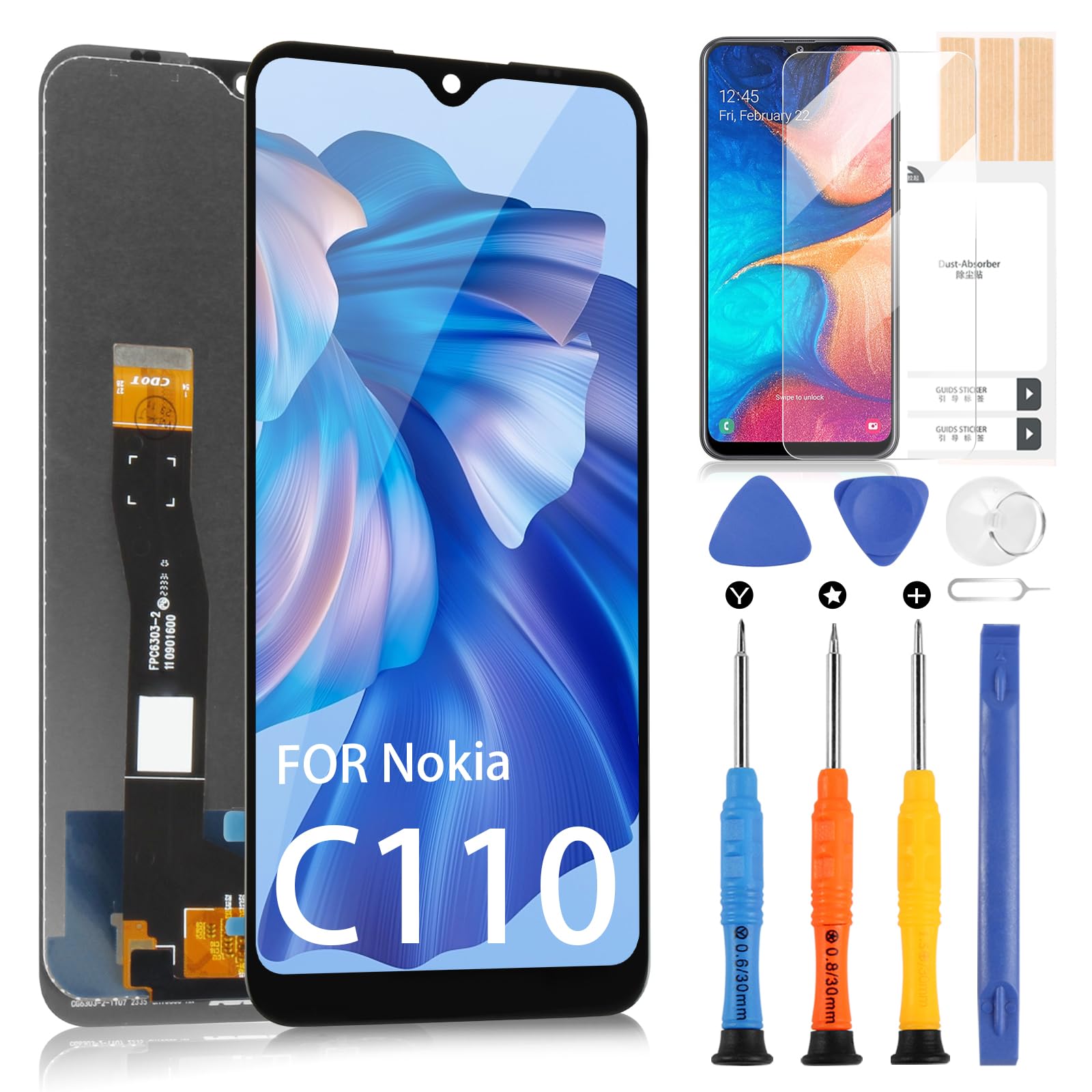 Amazon.com: for Nokia C110 Screen Replacement - LCD Display for Nokia ...