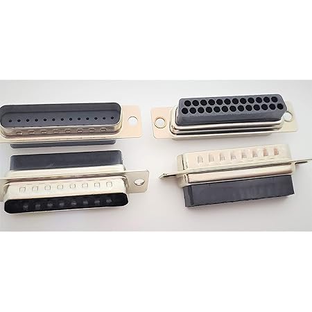 Amazon.com: Pc Accessories - Connectors Pro 10-Pack DB25 Male D-Sub 25 ...