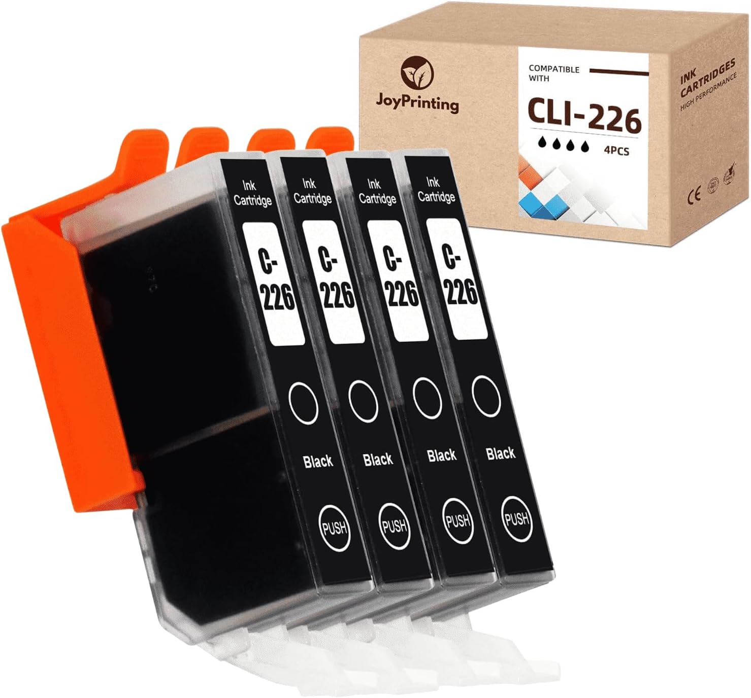Amazon.com: JoyPrinting Compatible CLI 226 CLI226BK Ink Cartridges ...