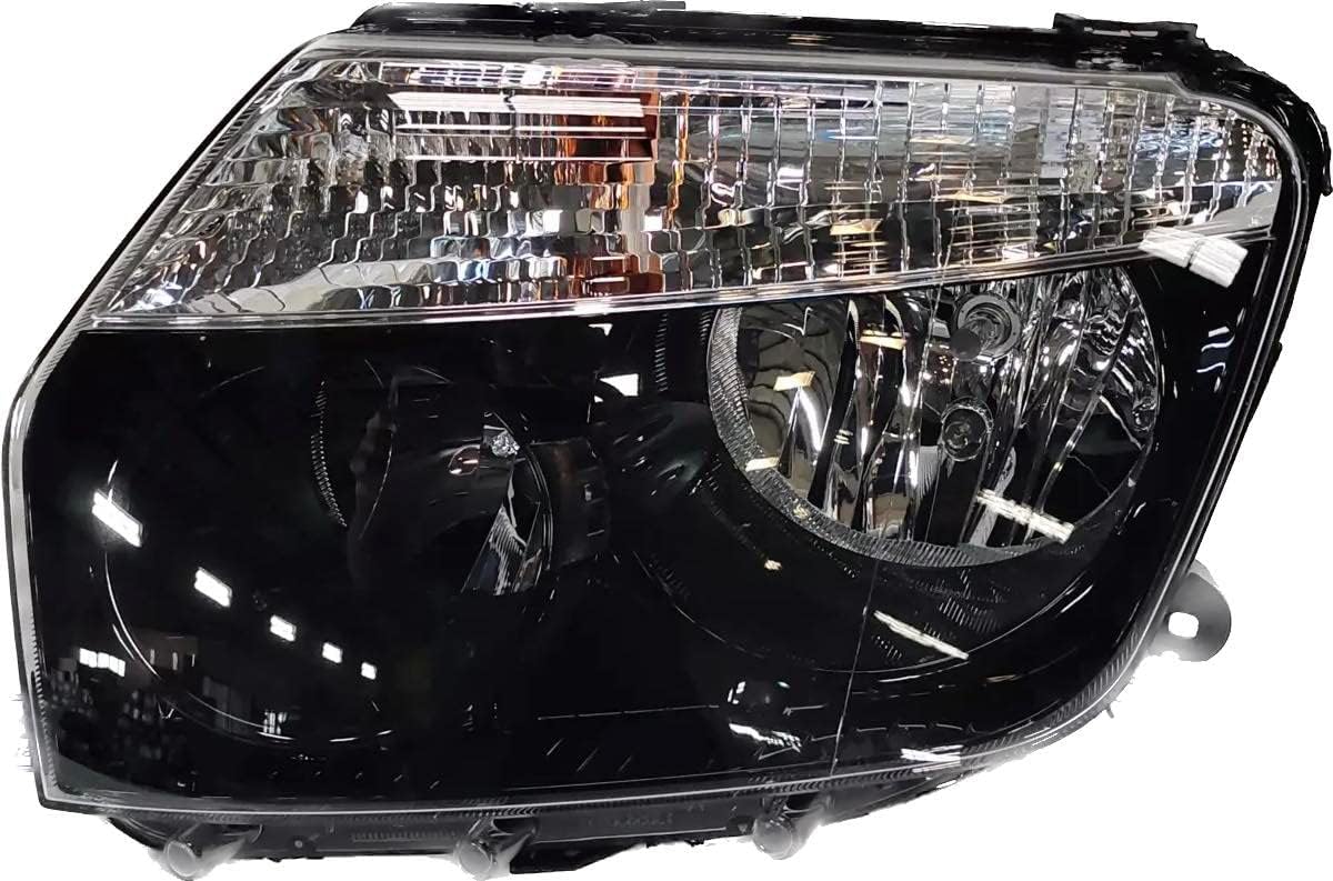 K D Headlight assembly for Duster (Left/Passenger Side) BLACK ( WITHOUT ...