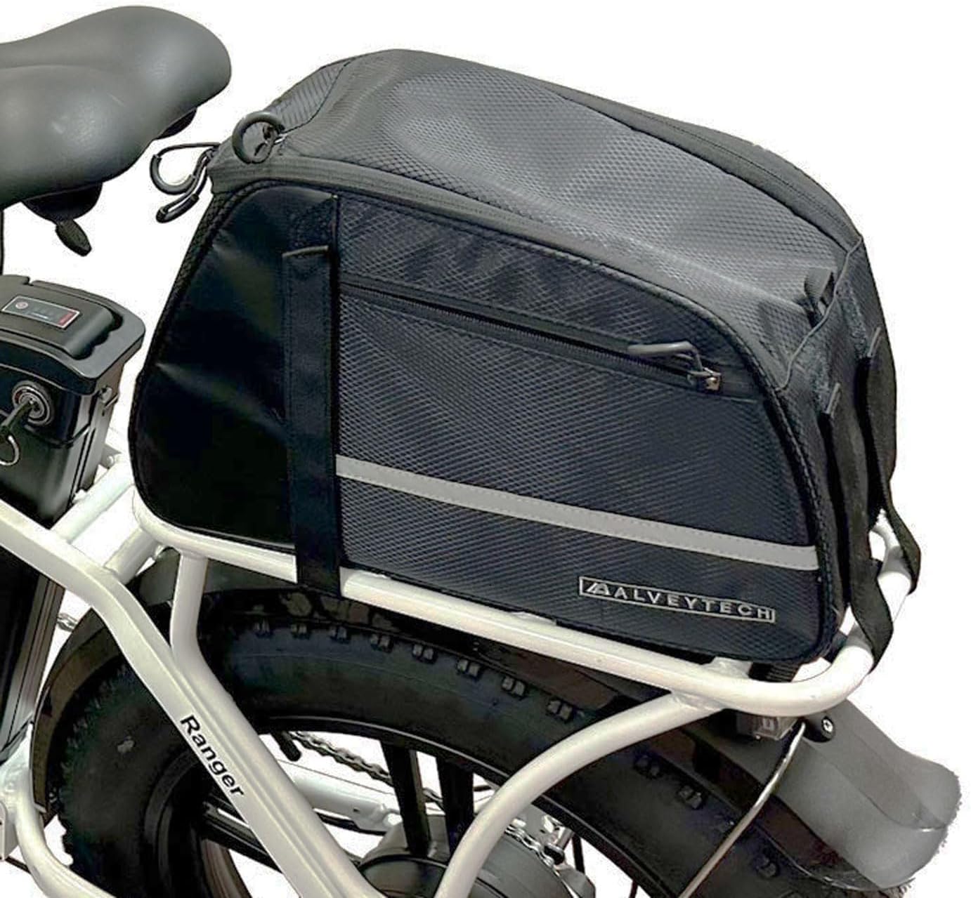 Amazon.com: AlveyTech XL Rear Rack Bag for Bicycle and eBike - Water ...