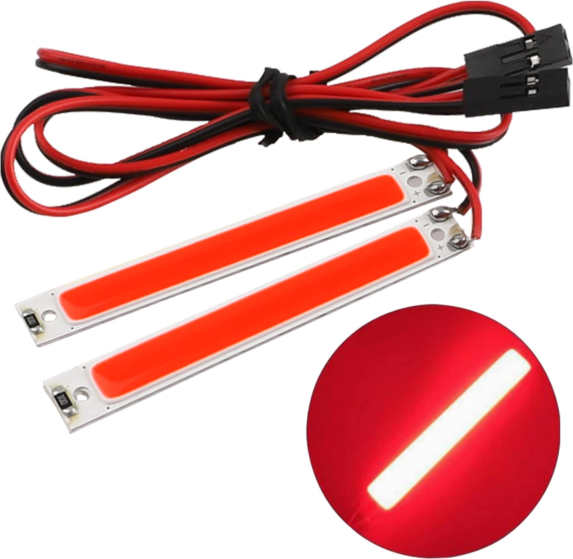 Amazon.com: ShareGoo 24 LEDs Chassis Light Aluminum RC LED Strip 6V ...