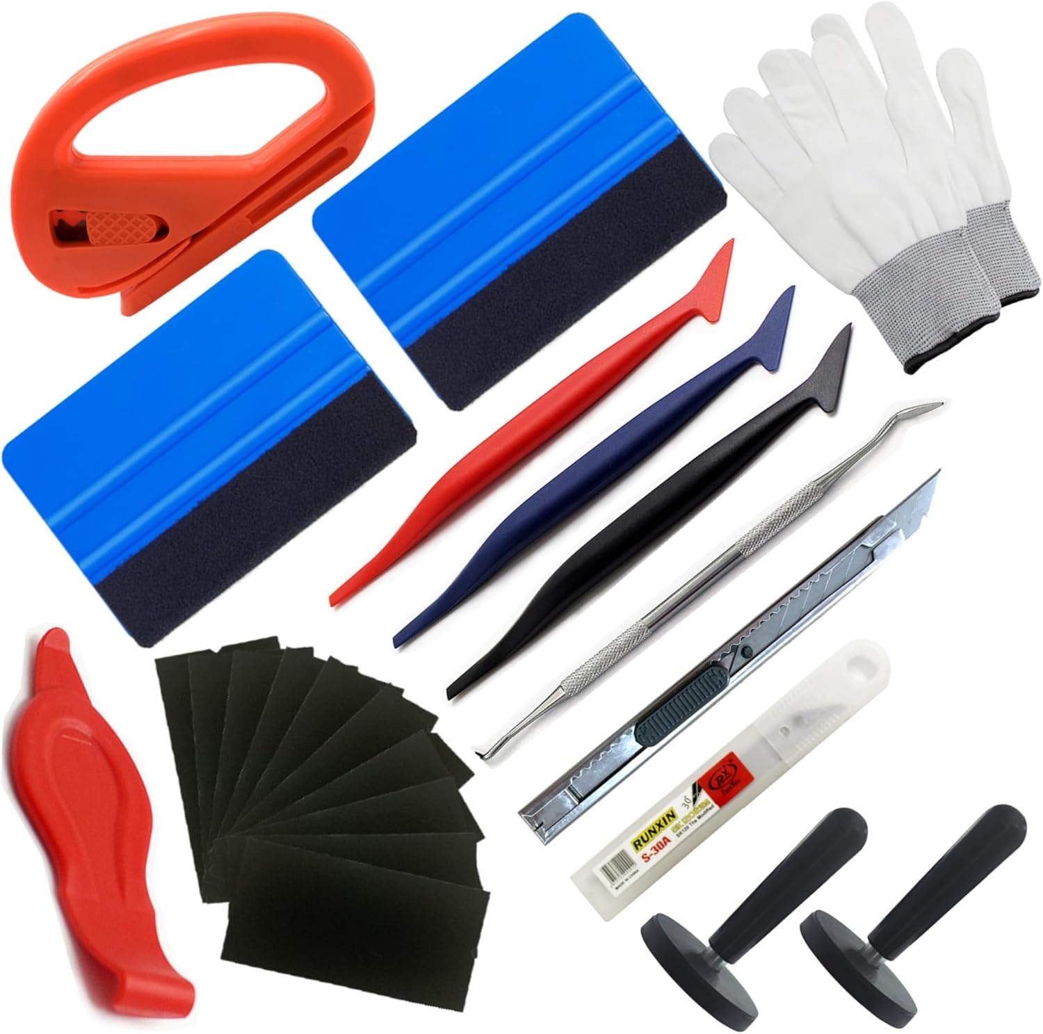 Amazon.com: SETLUX 32PCS Vinyl Wrap Tool Kit Car Wrapping Kit Car Tint ...