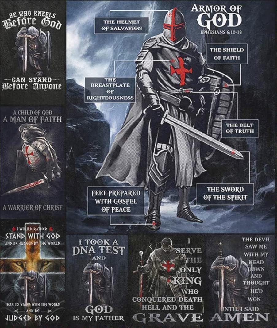 Amazon.com: Retro Armor of God Knight Templar I Took A DNA Test God is ...