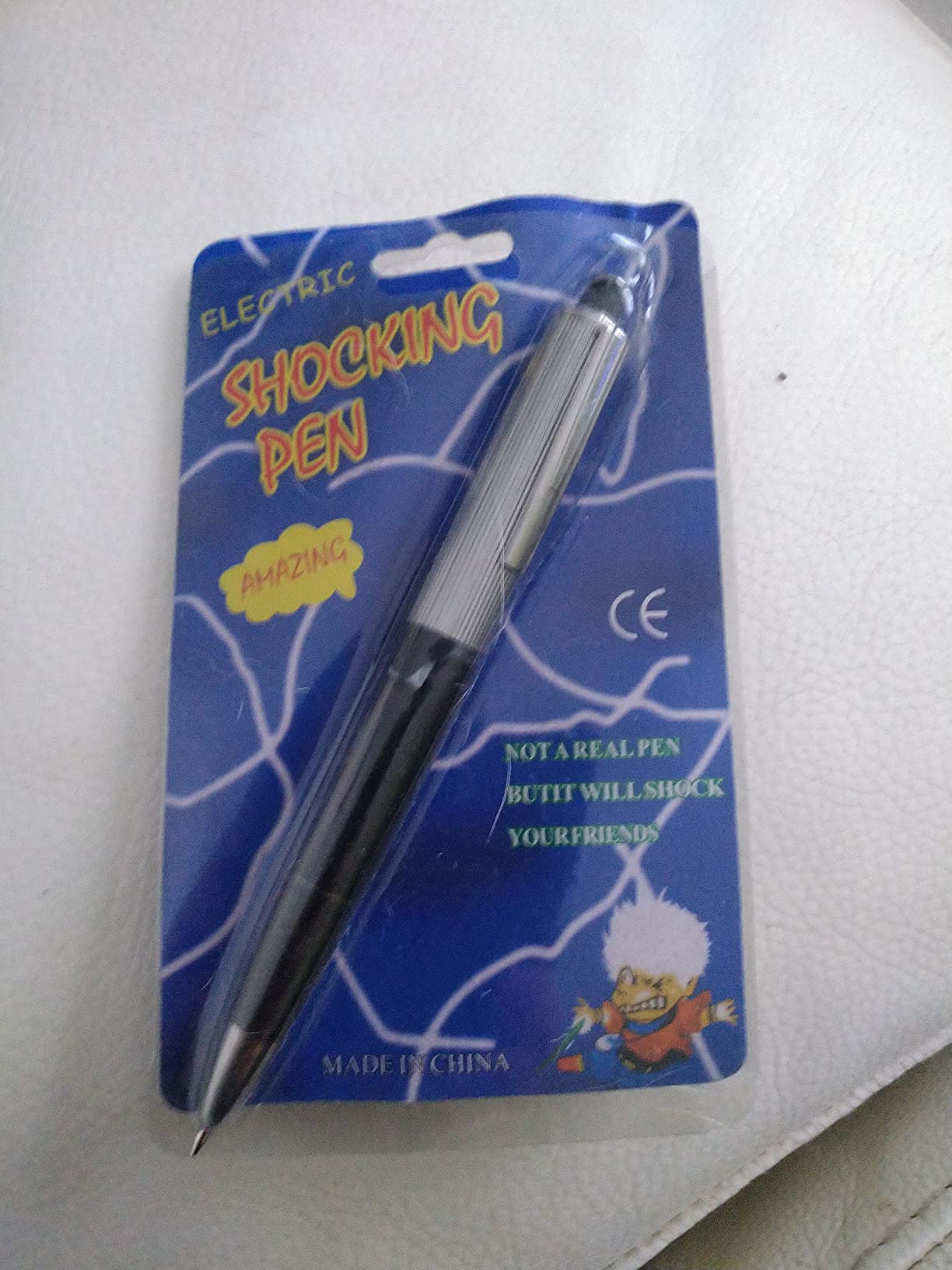 Fashion Hitch Electric Shock Pen Practical Joke Gag Prank Funny Trick ...