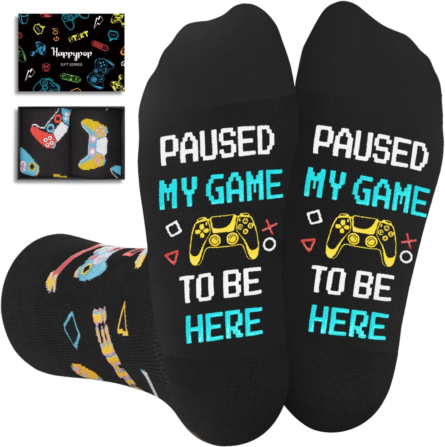 Amazon.com: Gamer Gifts for Boys - Video Game Socks for Kids, Funny ...