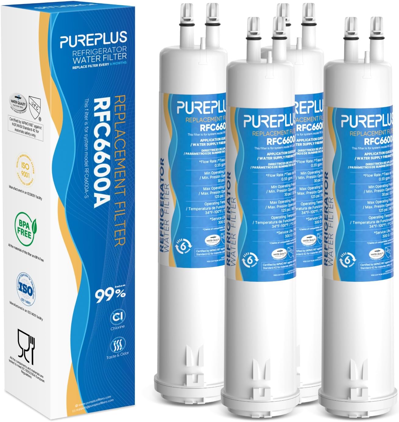 Amazon.com: GLACIER FRESH Compatible with 4396841 Refrigerator Water ...