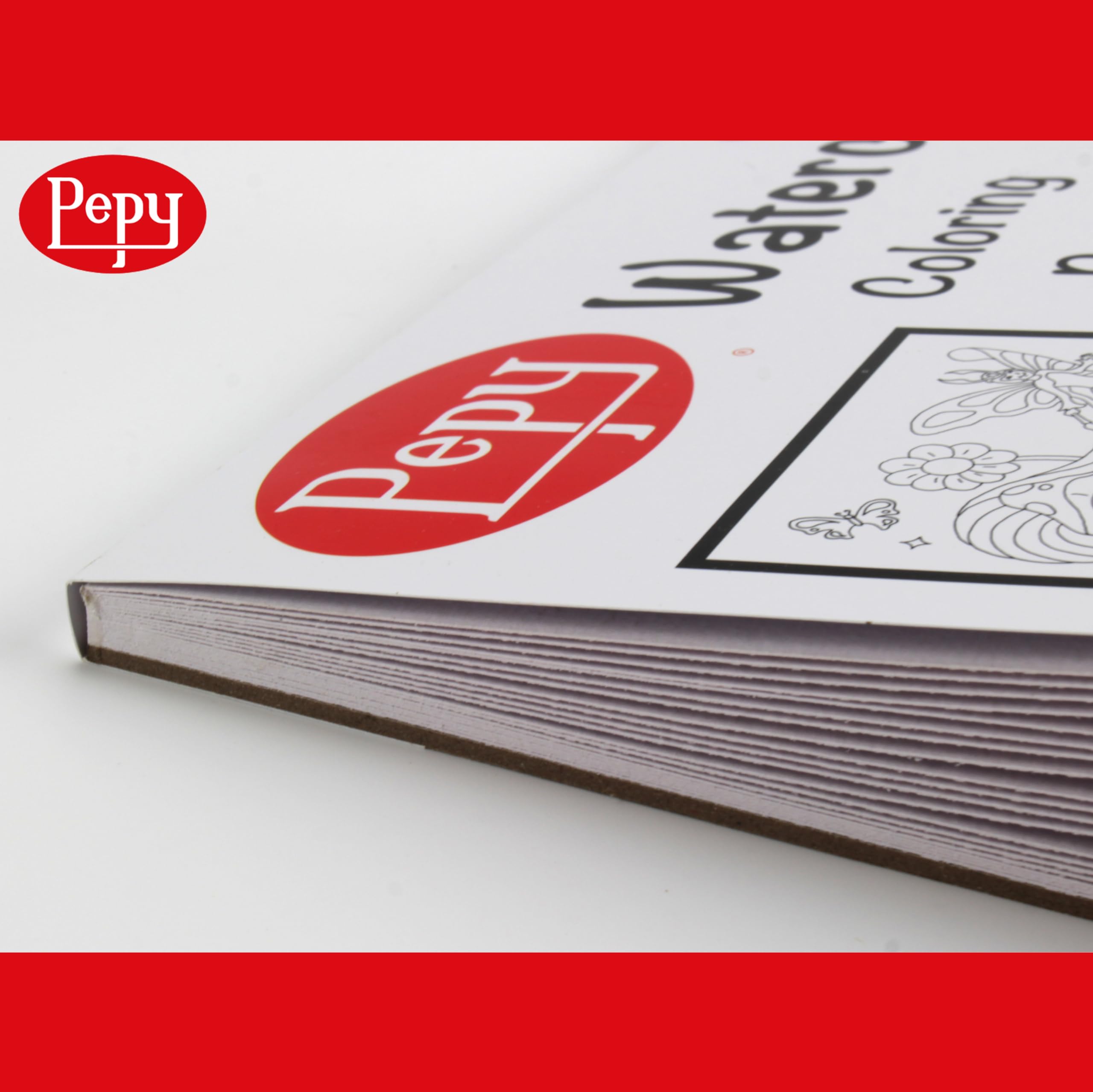 Snapklik.com : Pepy Watercolor Coloring Book 20 Sheets Total