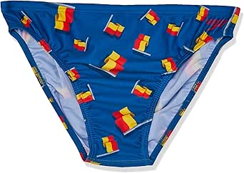 Speedo Men's Swim Briefs Between The Flags, Blue/Red/Yellow, 40 ...