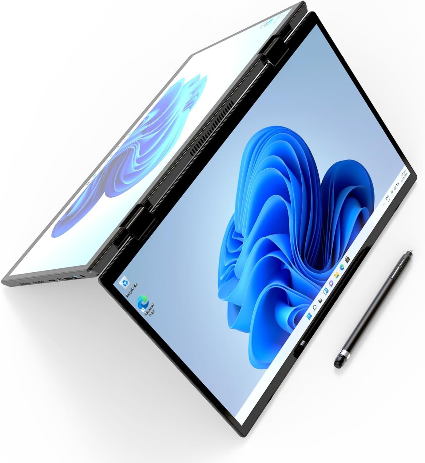 Tuofudun 360° YOGA 2 in 1 Laptop InteI N95, Schermo doppio touch IPS da ...