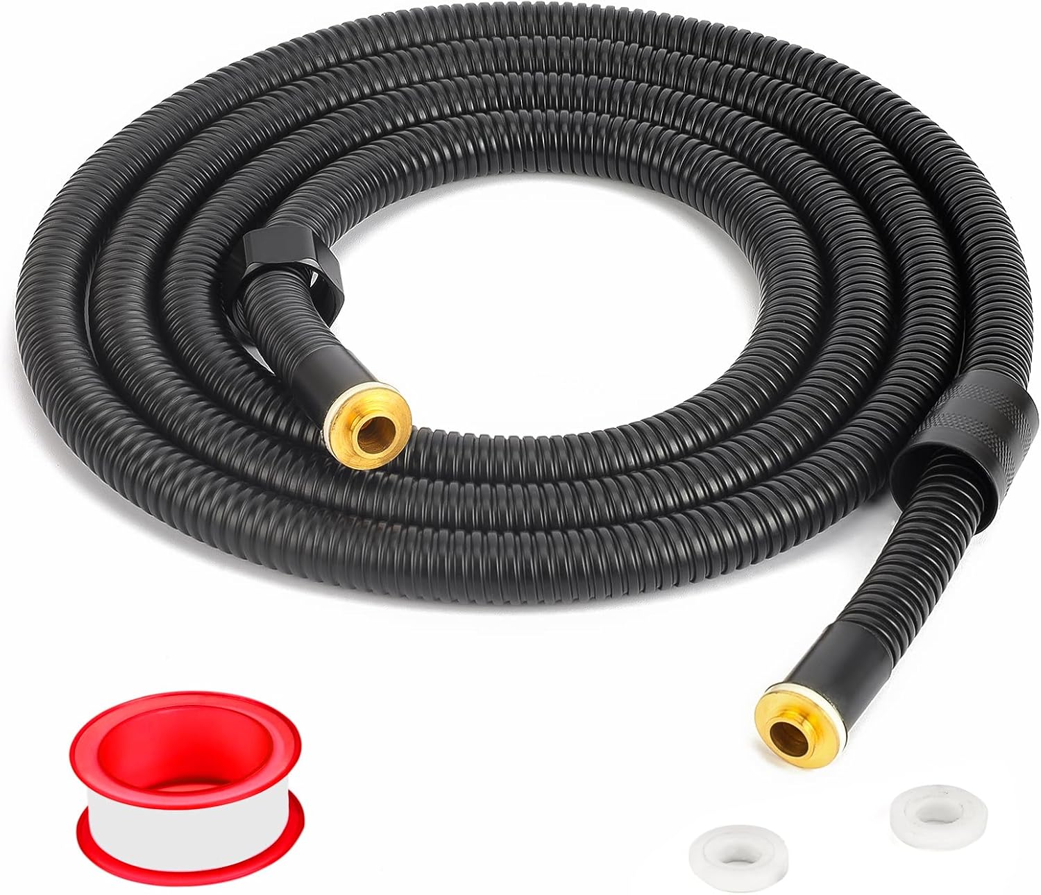 Aettechgd Shower Hose, 79 inches Stainless Steel Handheld Shower Head ...