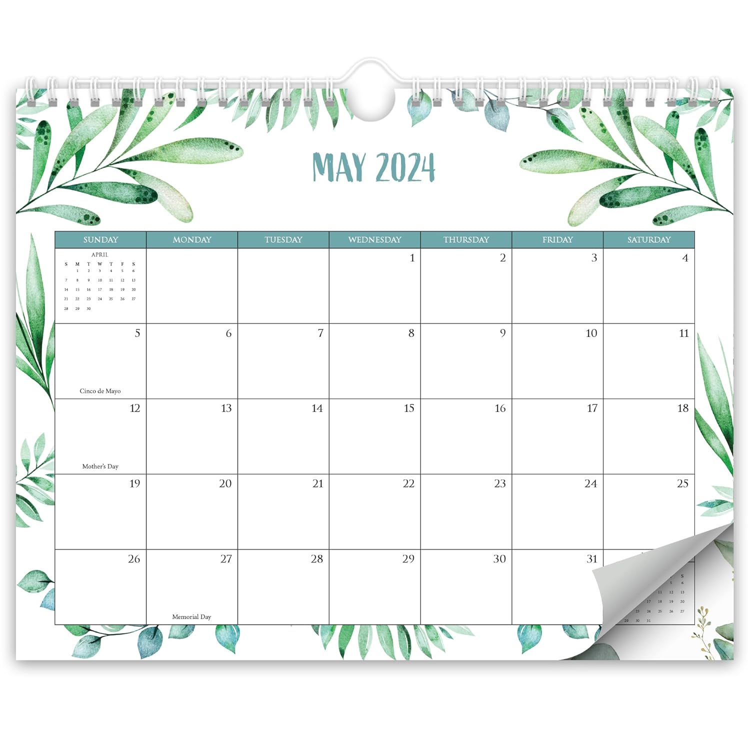 Aesthetic 2024-2025 Wall Calendar - Runs from January 2024 Until July ...