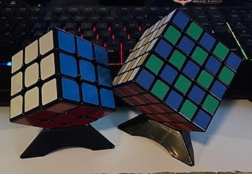 Amazon.com: GoodCube Cube Stand Plastic Speed Cube Holder - Black Cube ...