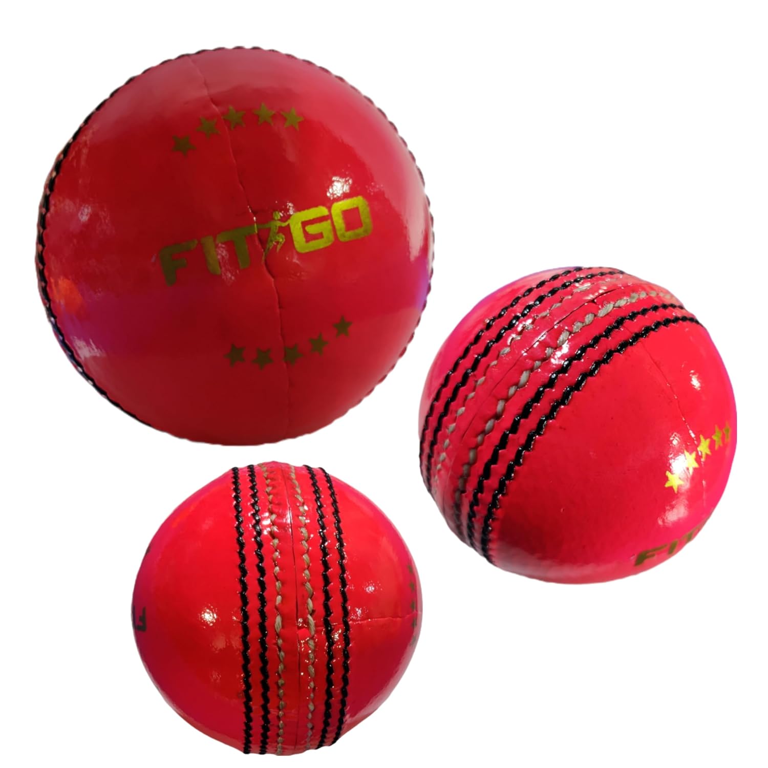 Fit-n-Go Leather Cricket Ball for Men and Women | Traditional Cricket ...