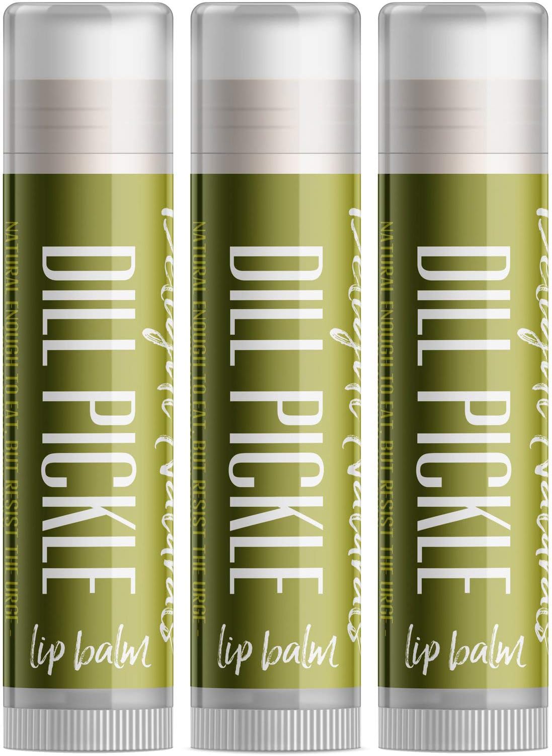 Amazon.com: Pickle Lip Balm Dill Flavored Scented Novelty Gag Prank ...