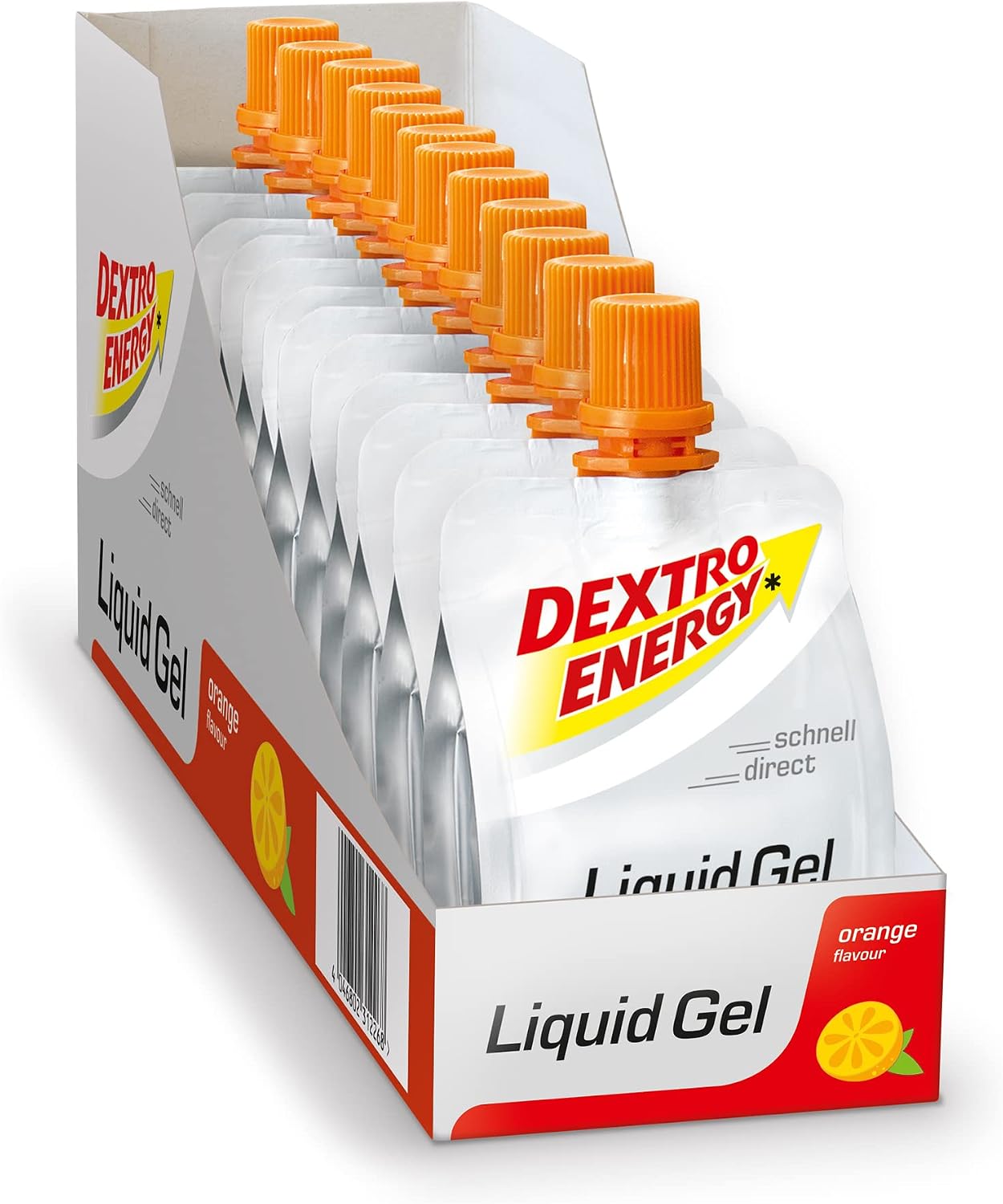 Dextro Energy Gel 12 Pack Orange : Amazon.co.uk: Health & Personal Care
