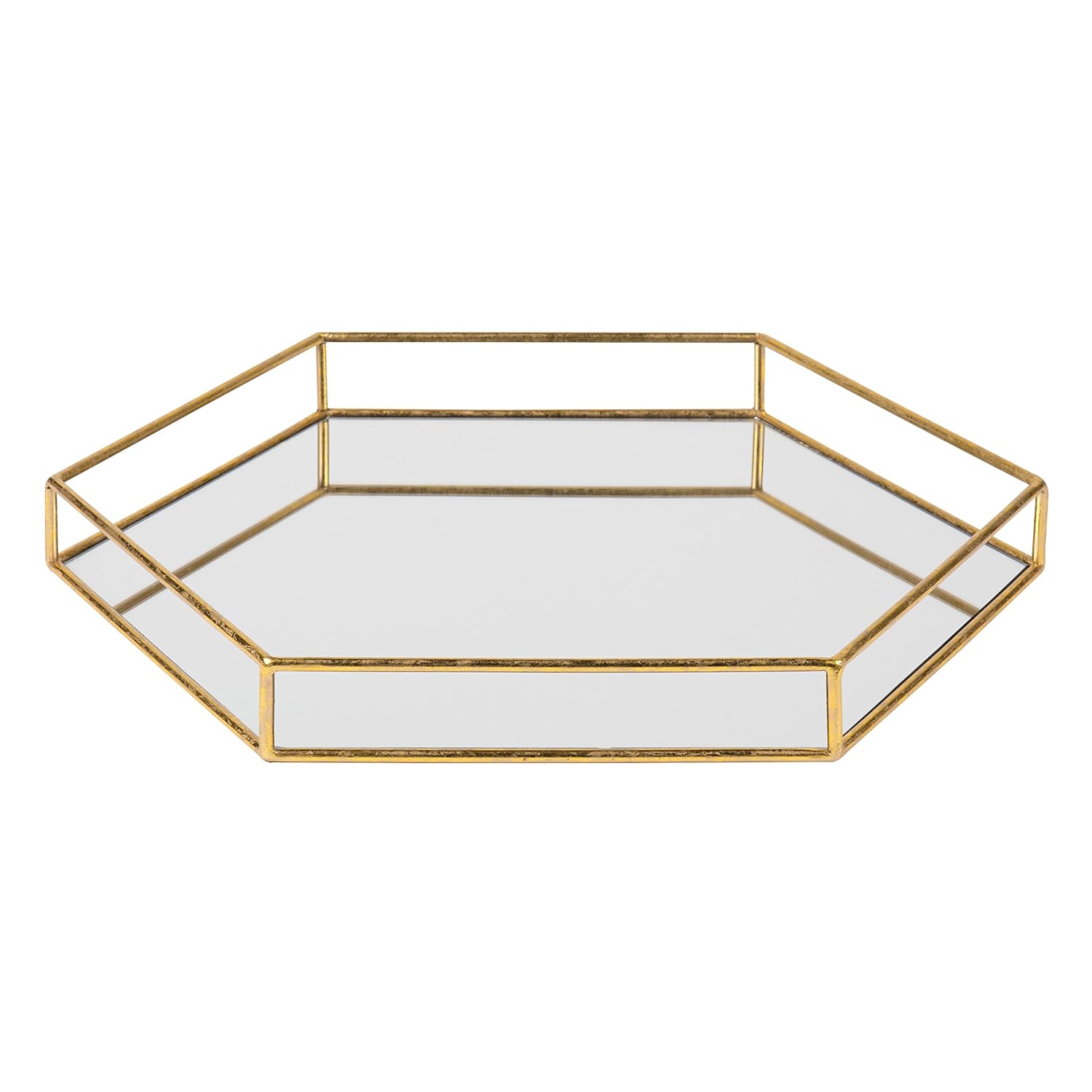 Amazon.com: Kate and Laurel Felicia Modern Glam Decorative Metal and ...