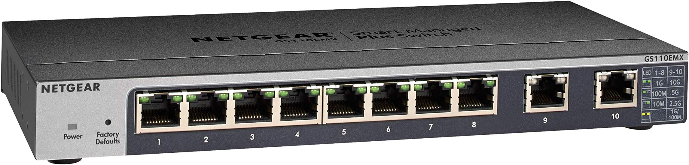 NETGEAR 10-Port Gigabit/10G Ethernet Smart Managed Plus Switch ...