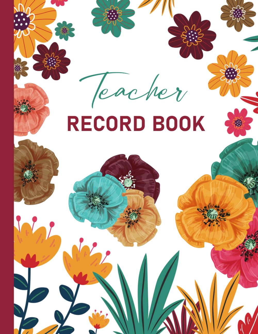 Teacher Record Book For Grading: Grading Book For Teachers. Large Grid ...