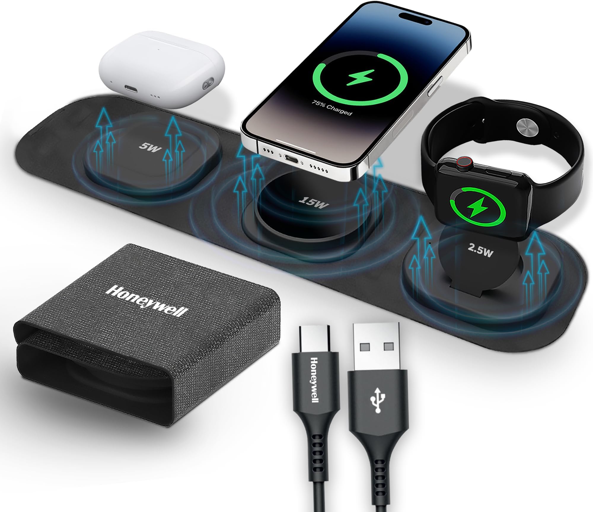 DailyObjects SURGE™ Max Foldaway 3-in-1 Magnetic Compatible with ...