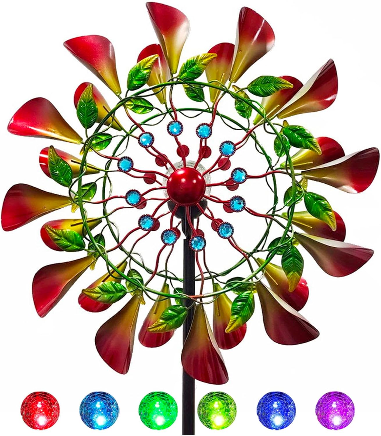 Amazon.com: 83in Wind Spinners for Yard and Garden Clearance Metal Wind ...