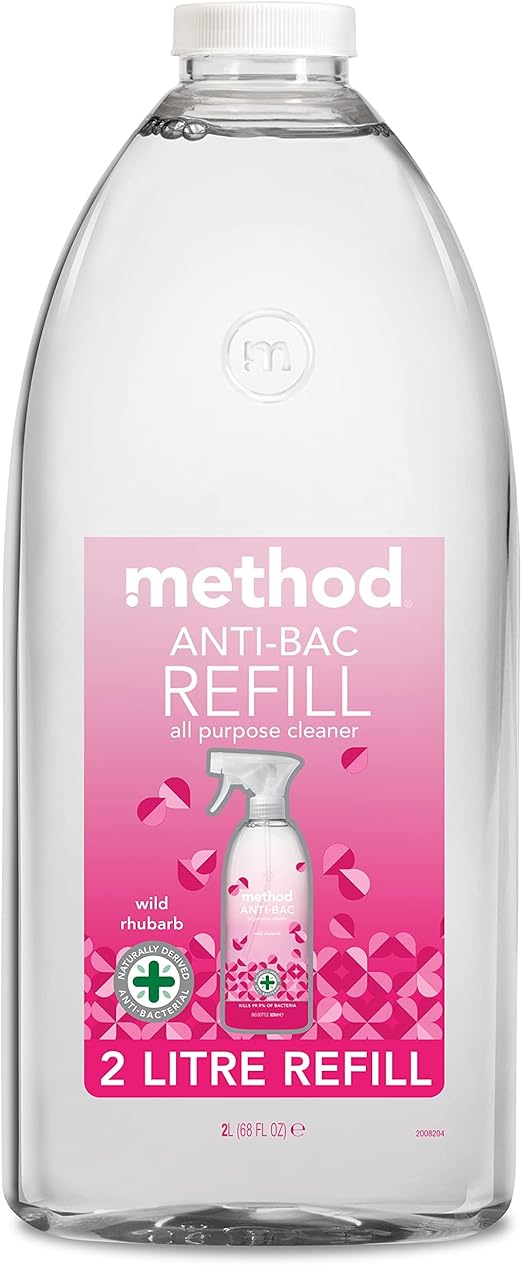 Method Antibacterial Spray Refill, All Purpose Cleaner, Wild Rhubarb ...