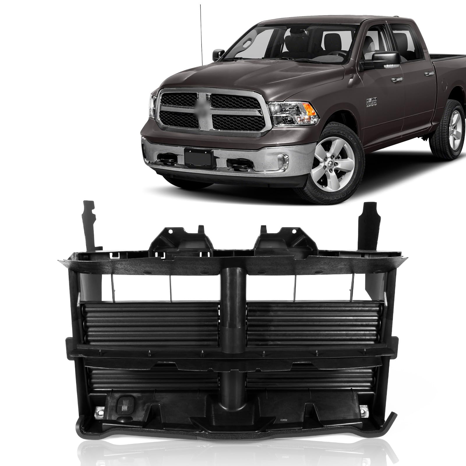 Active Radiator Grille Shutter Assembly with Actuator Motor, Compatible ...